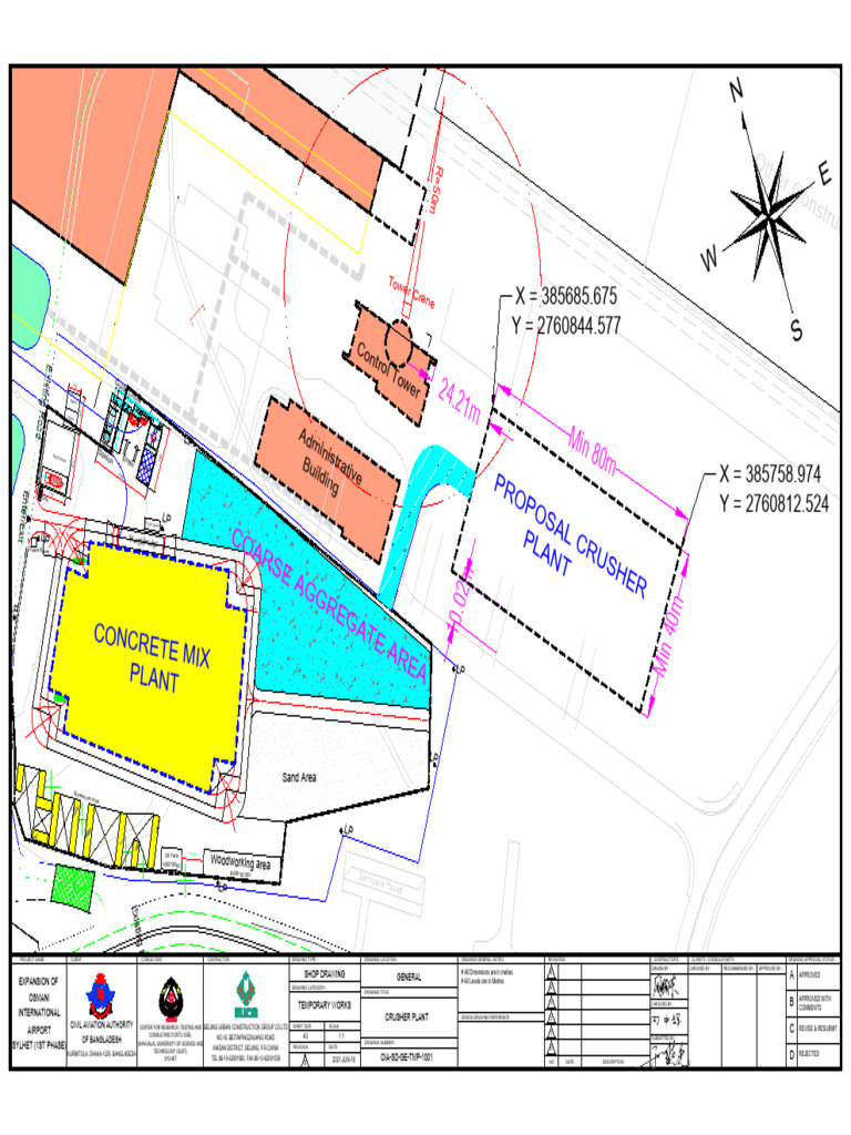 Crusher Plant Layout Plan | PDF