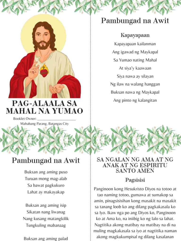 Pag-Alaala Sa Mahal Na Yumao | PDF