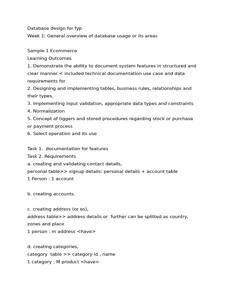 Database Design For Fyp | PDF | Credit Card | Payments