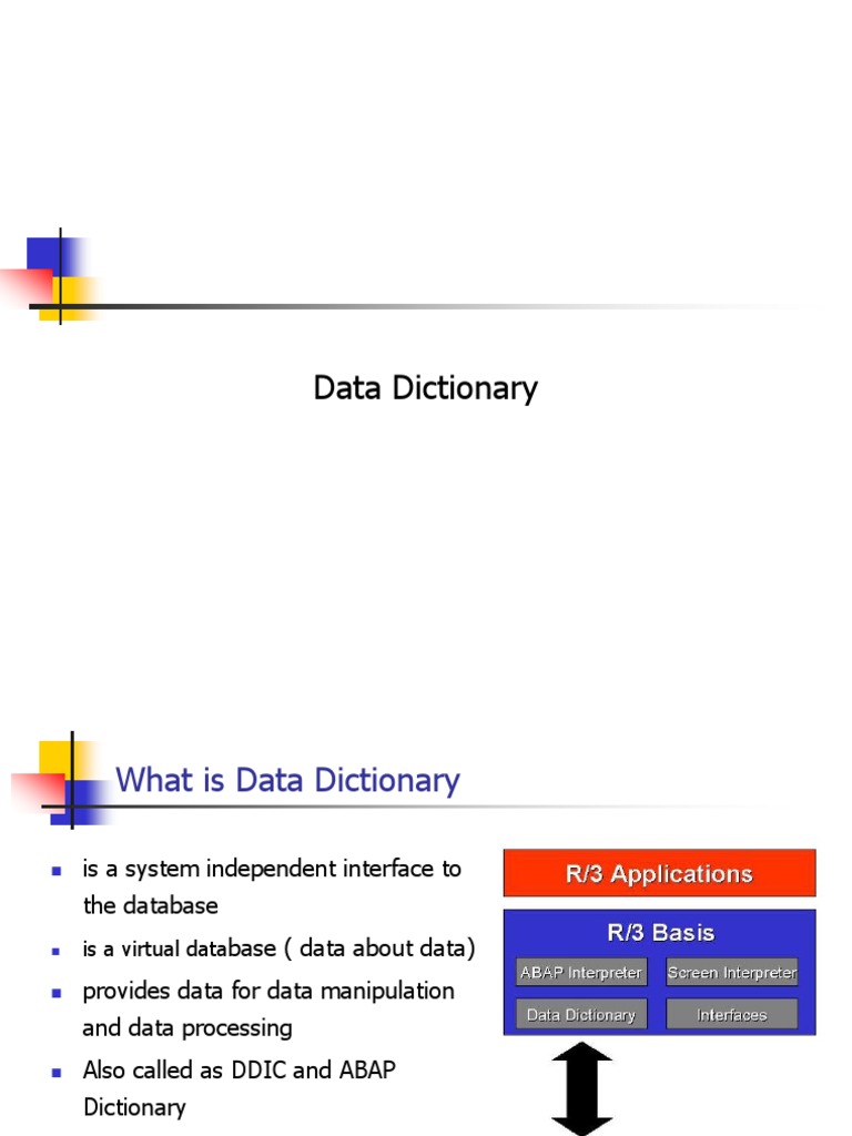 Data Dictionary | PDF | Databases | Database Index Data Dictionary | PDF | Databases | Database Index