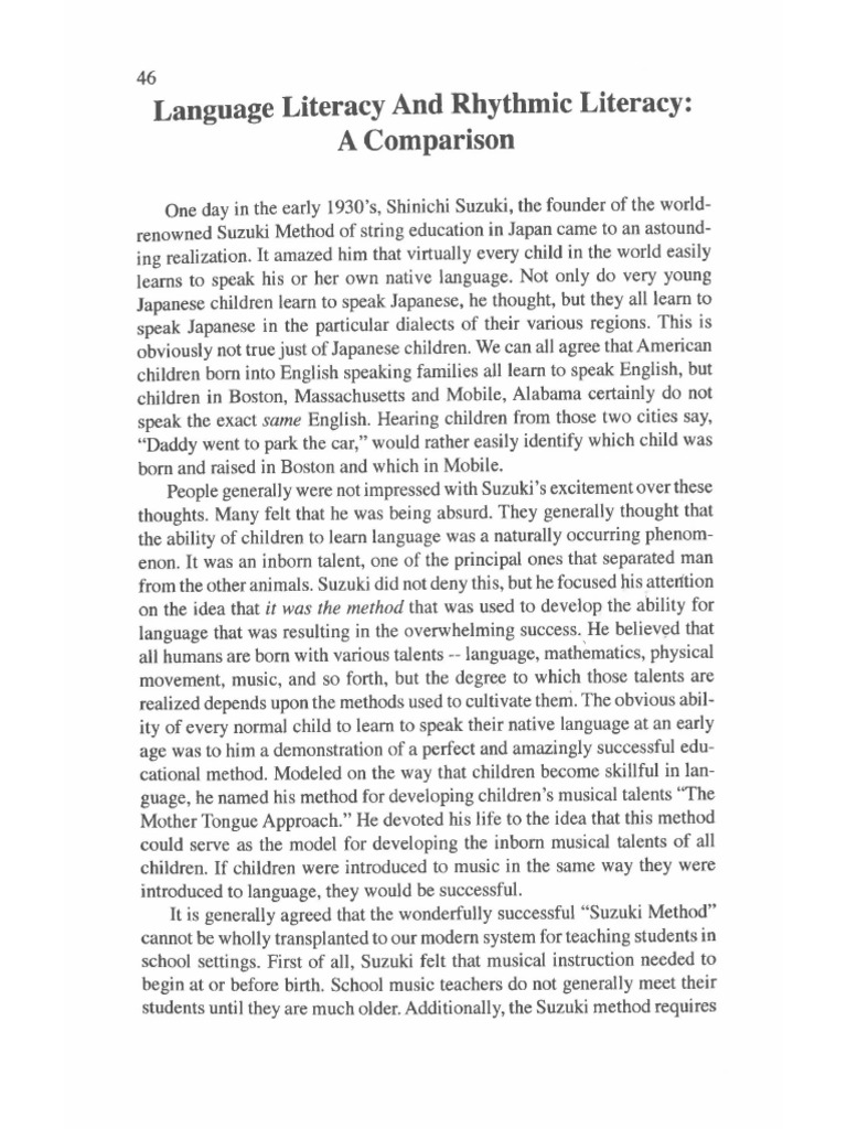 Rhythm Sequence | PDF