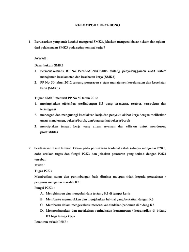 Kelompok 1 Kecebong Kelompok 1 Kecebong | PDF