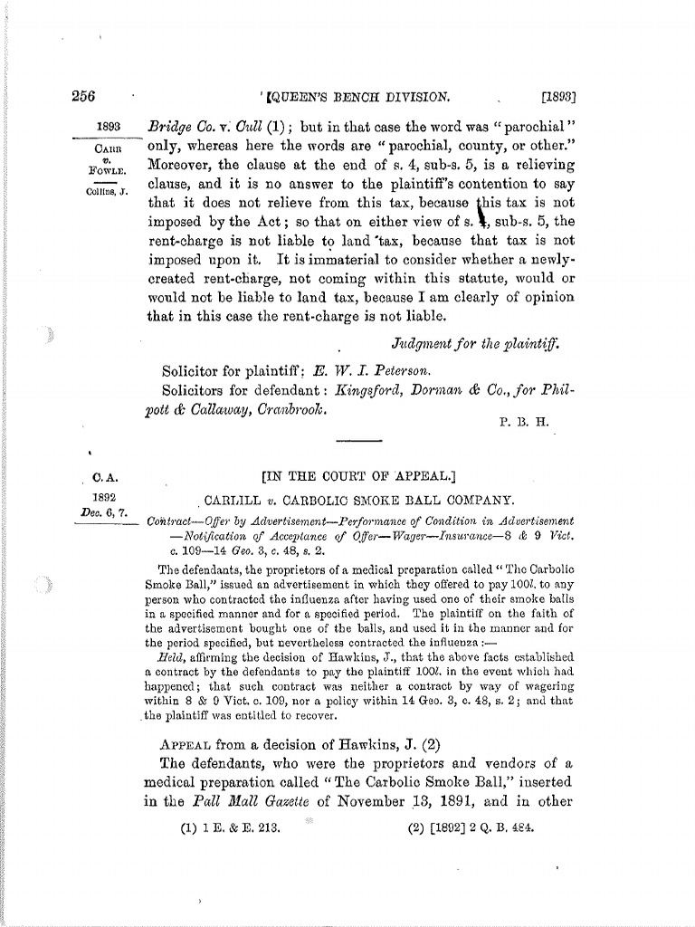 No1 Carbolic Smoke | PDF