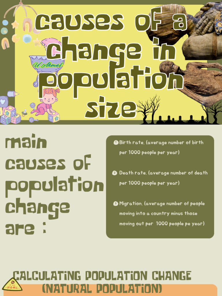 Reason Change Population Size TOPIC 3 | PDF | Demography | Sustainability