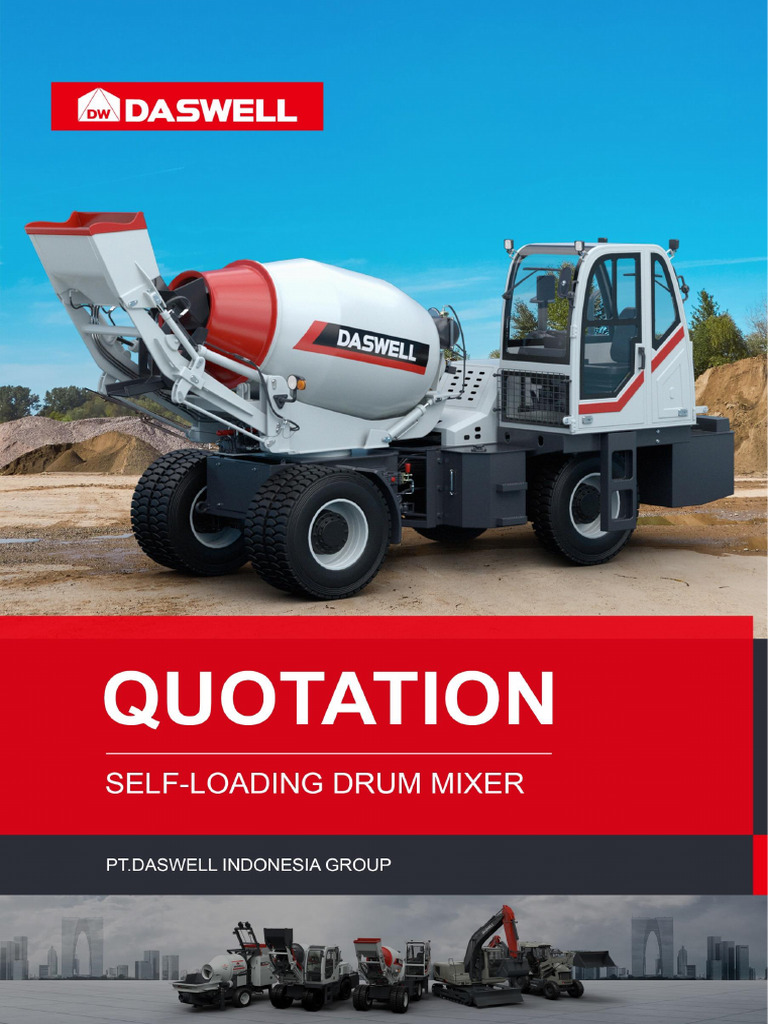 Penawaran Mixer Beton Daswell 4m3 | PDF