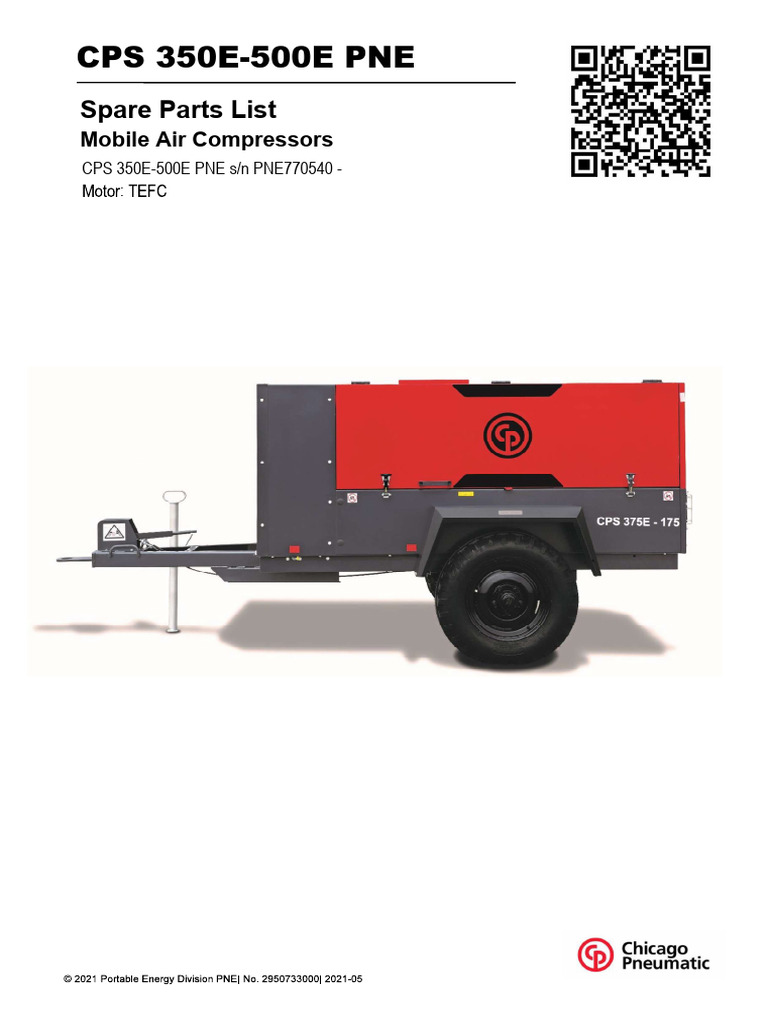 CPS 350E-500E PNE: Spare Parts List | PDF