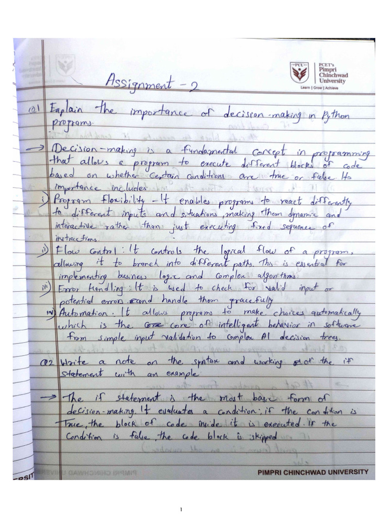 Python Assignment 2 | PDF