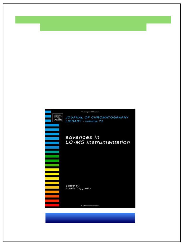 Journal of Chromatography Library Vol 72 1st Edition Achille Cappiello ...