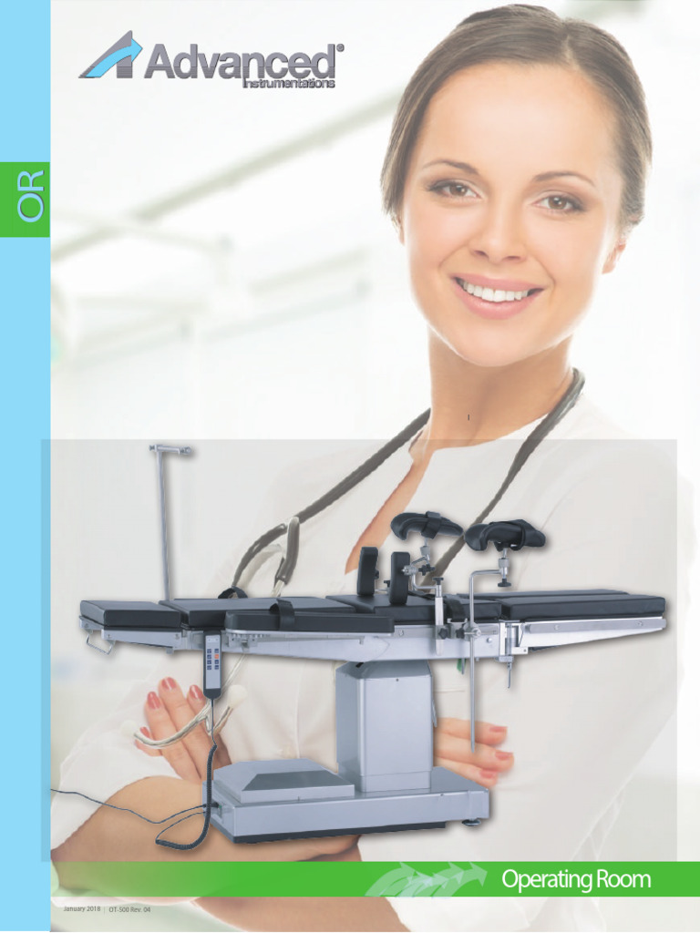 Hydraulic Operating Table OT-500 | PDF | Mains Electricity | Anesthesia
