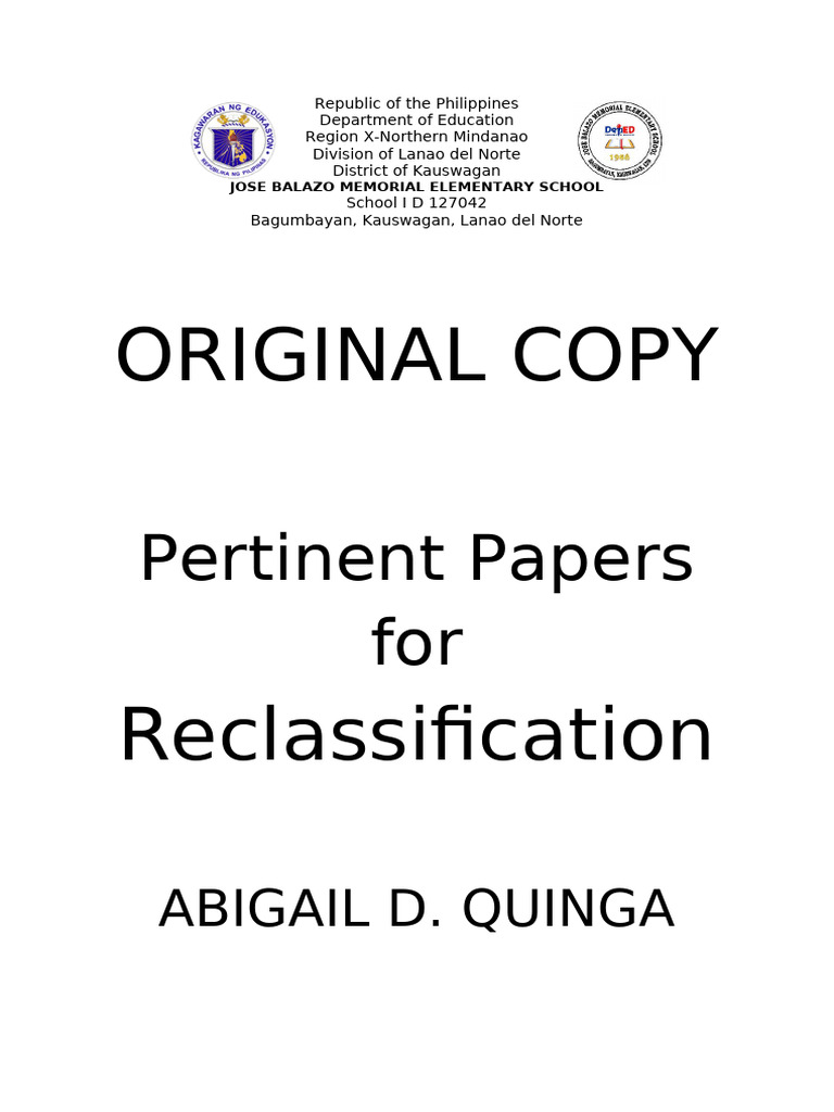 Title Page Front Cover RECLA Ranking | PDF