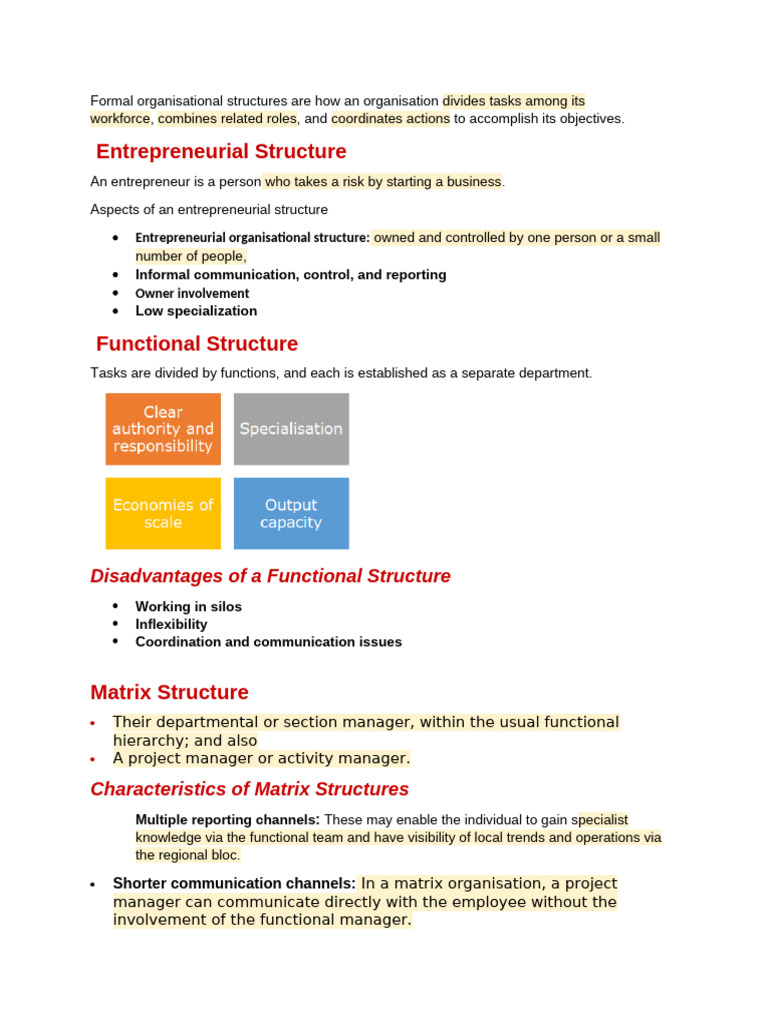 Chapter 11 Organization Structure | PDF | Organizational Structure ...