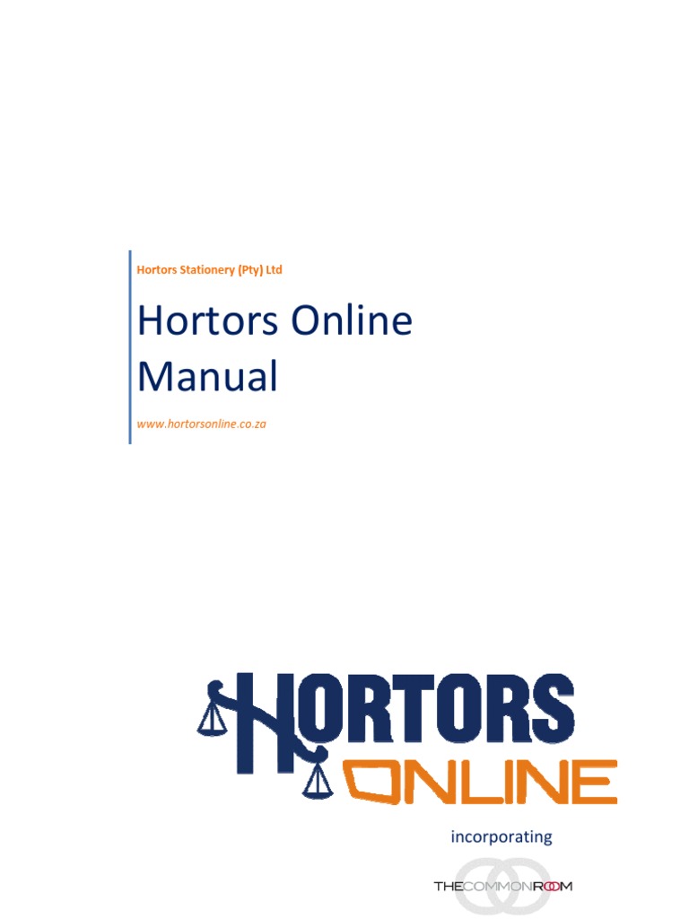 Hortors Online Manual | Advocate | Lawyer