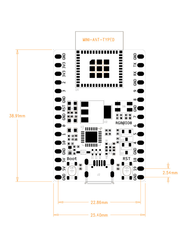 Dimension Esp32 c3 Devkitm 1 v1 20200915aa | PDF