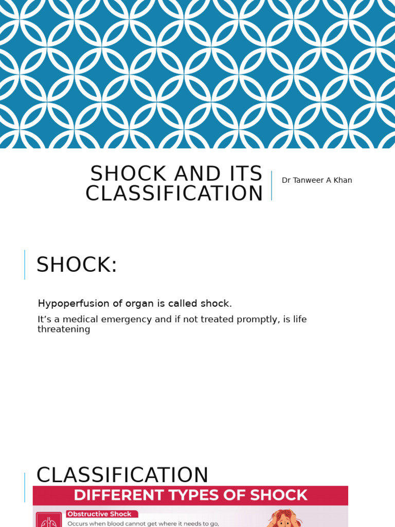 Types and Causes of Shock Explained | PDF