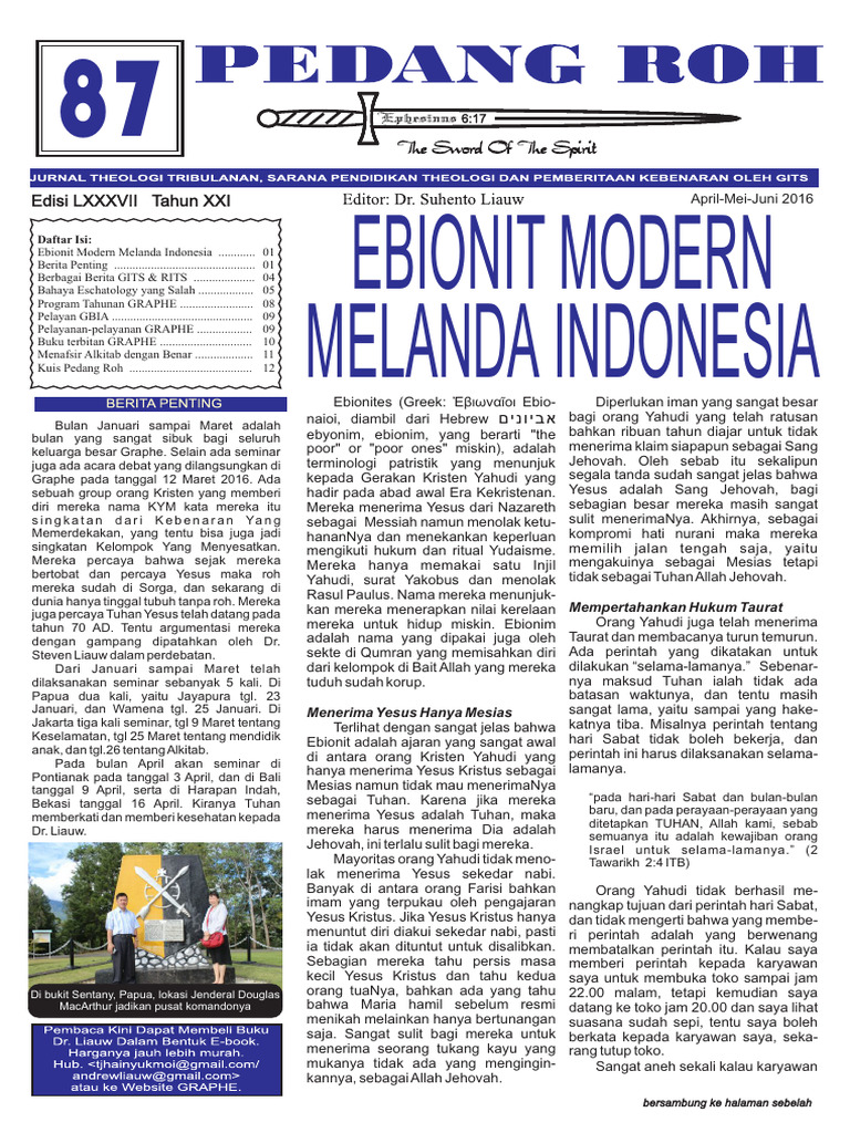 Misteri Ebionit di Indonesia | PDF