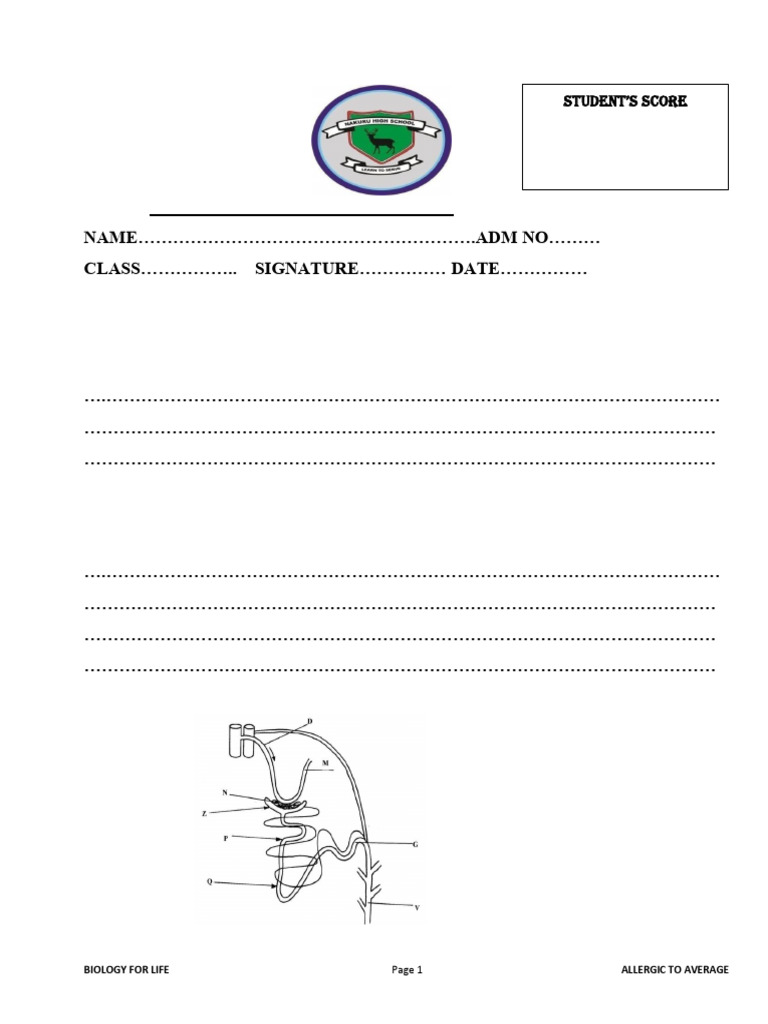 F2 Topical Excretion and Homeostasis | PDF | Liver | Biology