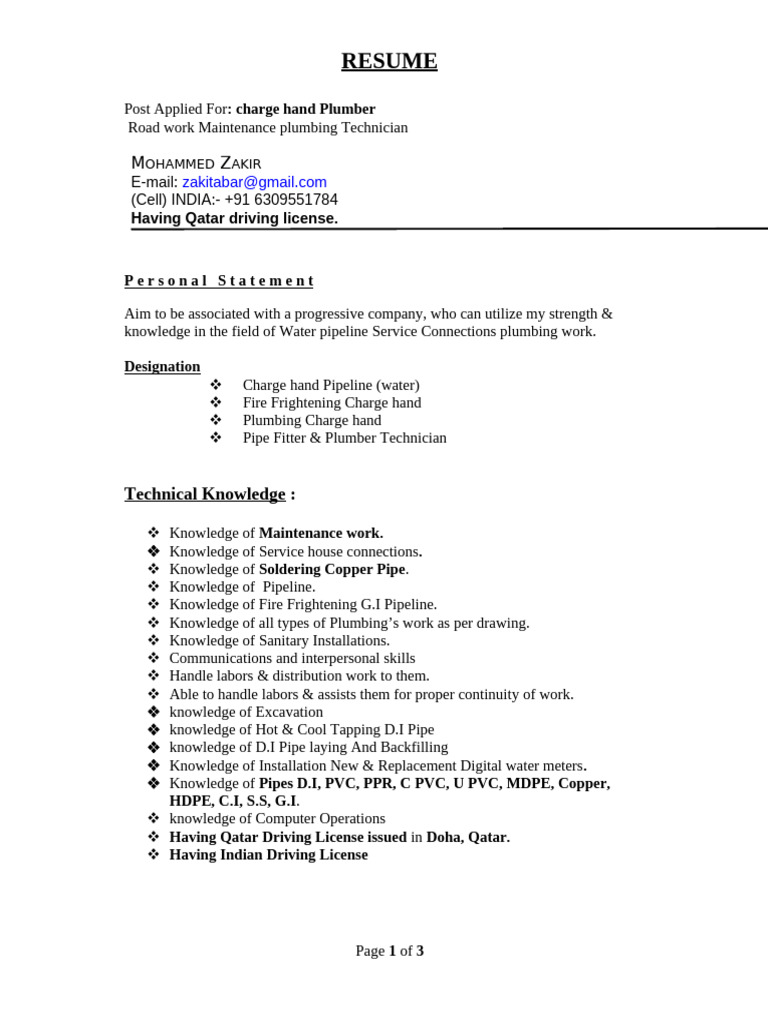 Charge Hand... F | PDF | Plumbing | Pipe (Fluid Conveyance)