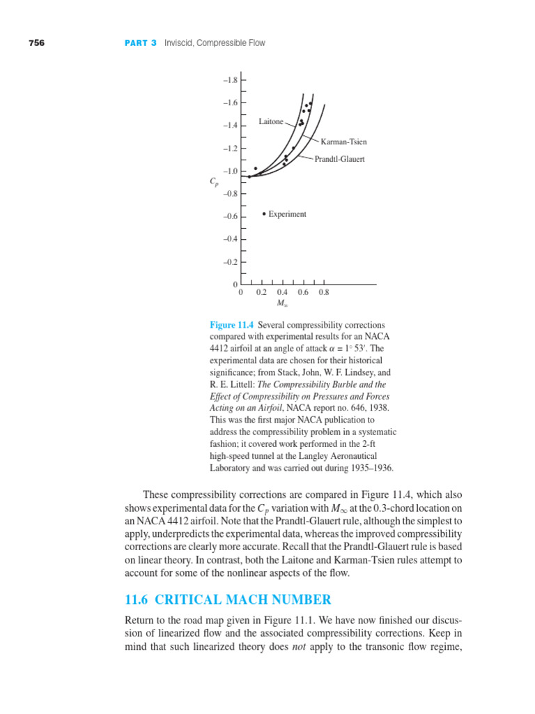 Critical Mach Number in Compressible Flow | PDF | Mach Number | Airfoil