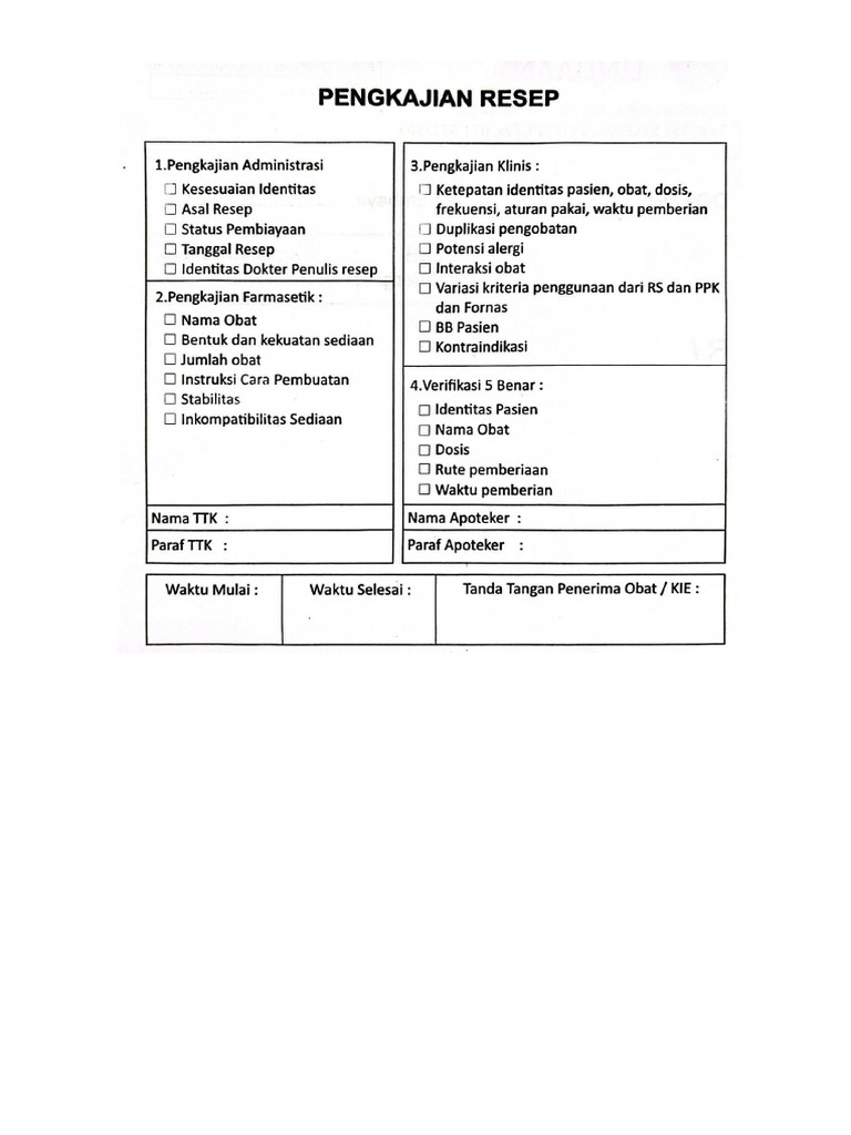 Telaah Resep | PDF