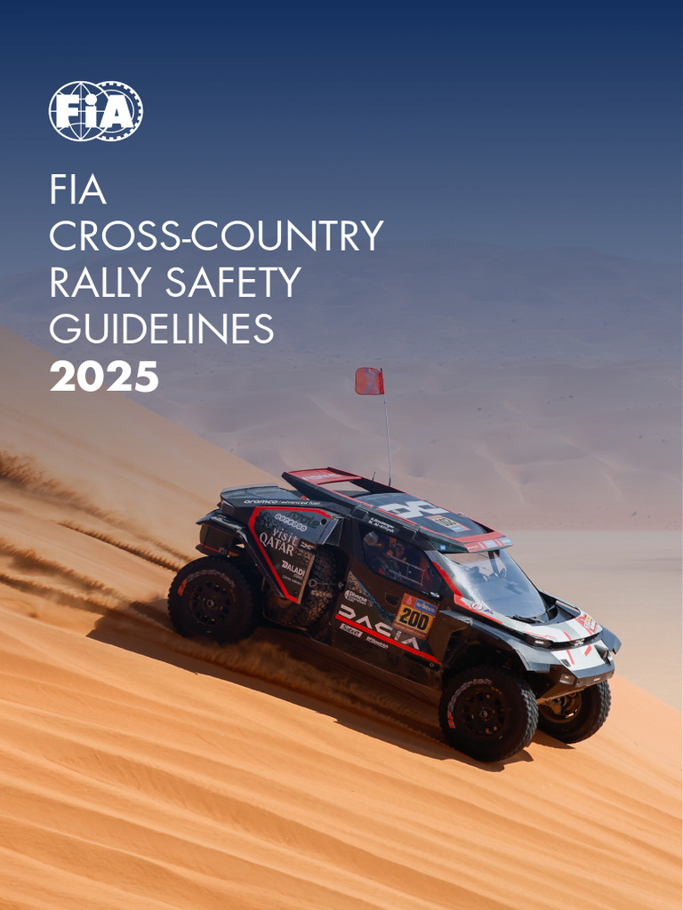 FIA Cross-Country Rally Safety 2025 | PDF | Indemnity | Fédération ...