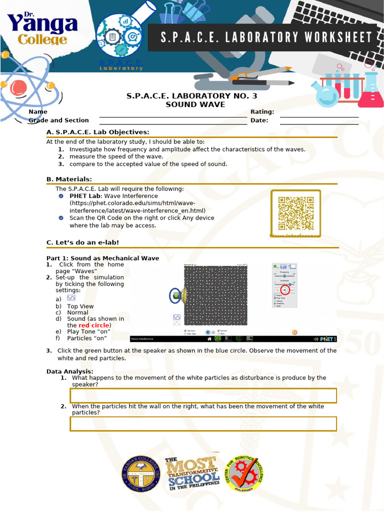 Sound Wave Laboratory Experiment Guide | PDF | Waves | Sound