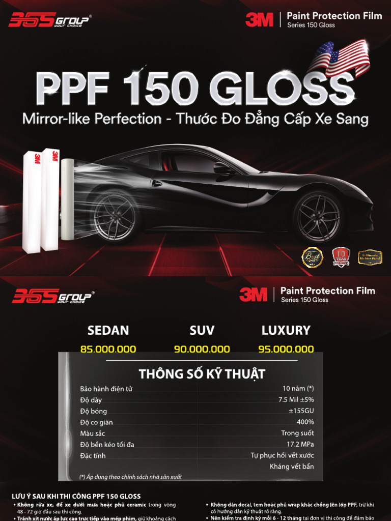 PPF 3M 150 Gloss (Size A4) | PDF
