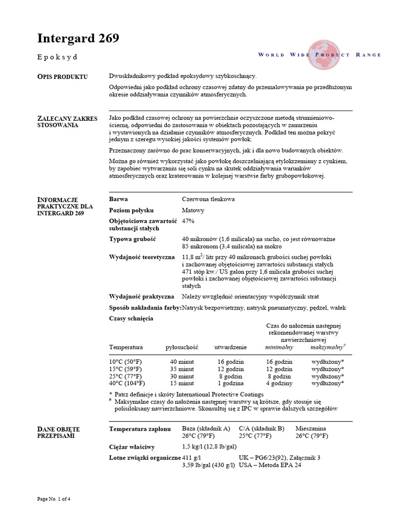 Intergard 269 PL | PDF