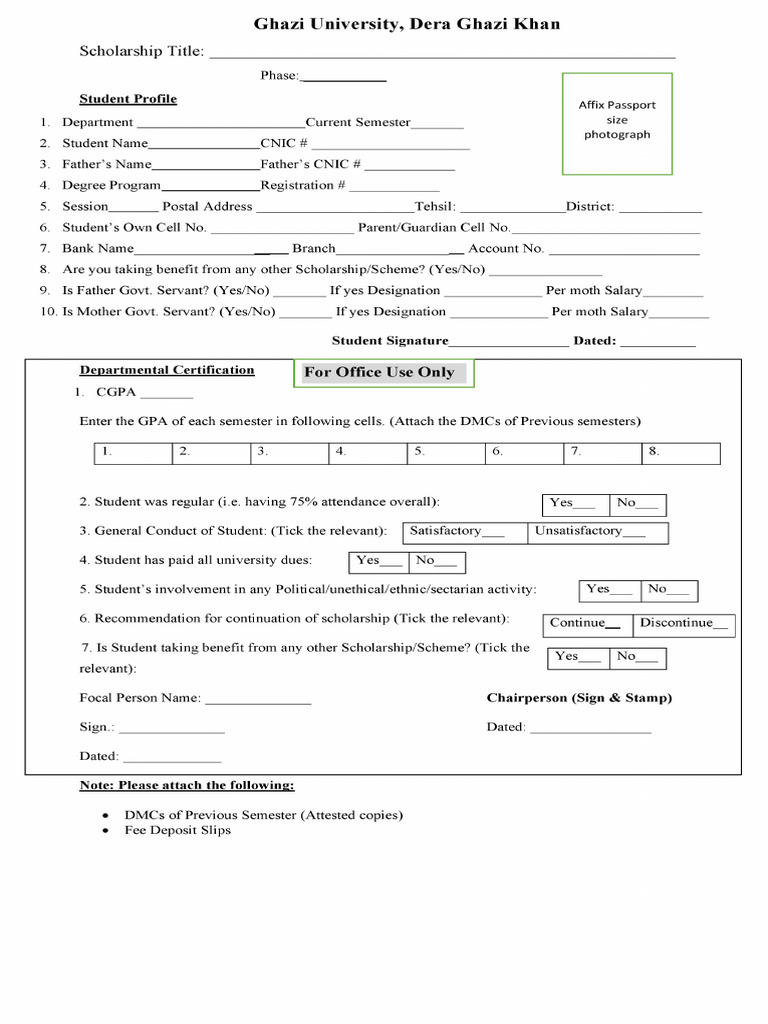 General Evaluation Proforma | PDF