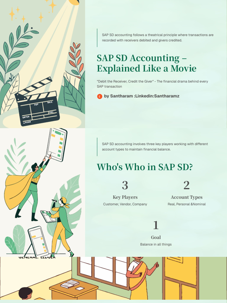 SAP SD Accounting: A Financial Drama | PDF | Debits And Credits ...