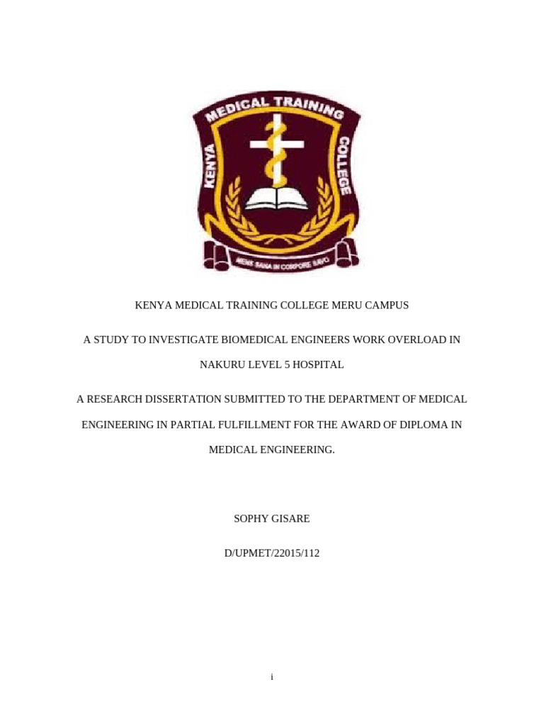 Biomedical Engineers' Work Overload Study | PDF | Bioinformatics ...