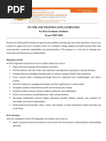 OJT Training Plan Template Sample | PDF | Business