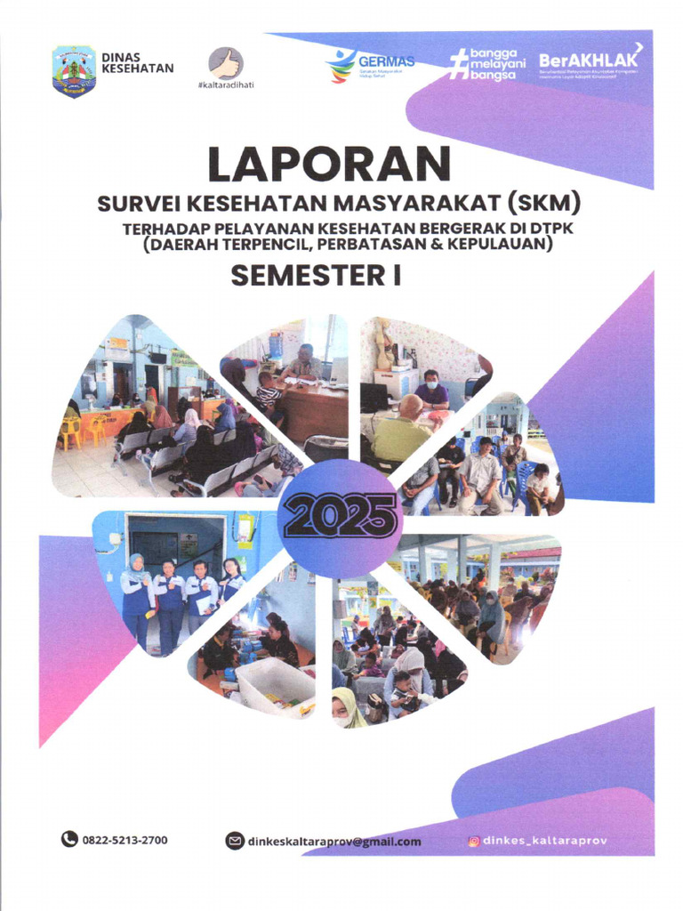 Laporan SKM Semester I 2025 - Dinkes | PDF