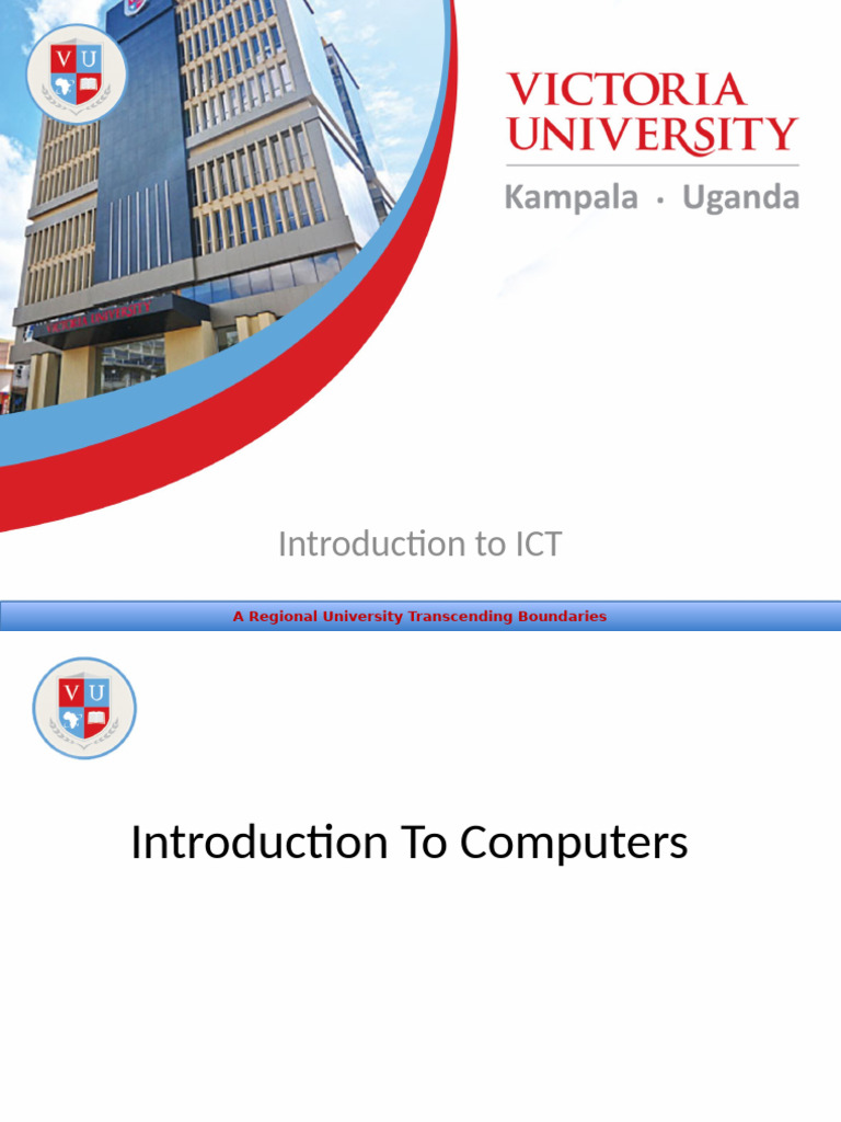 Introduction To Ict 2025 | PDF | Byte | Random Access Memory