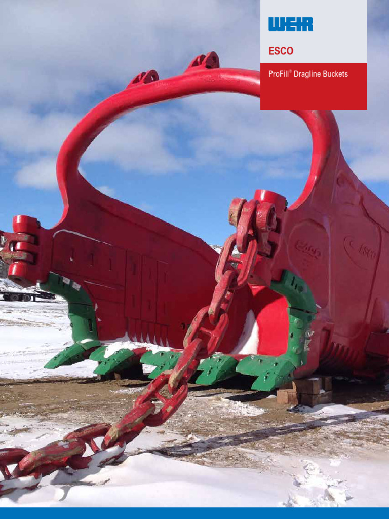 Esco Profill Dragline Buckets | PDF | Anchor | Mechanical Engineering
