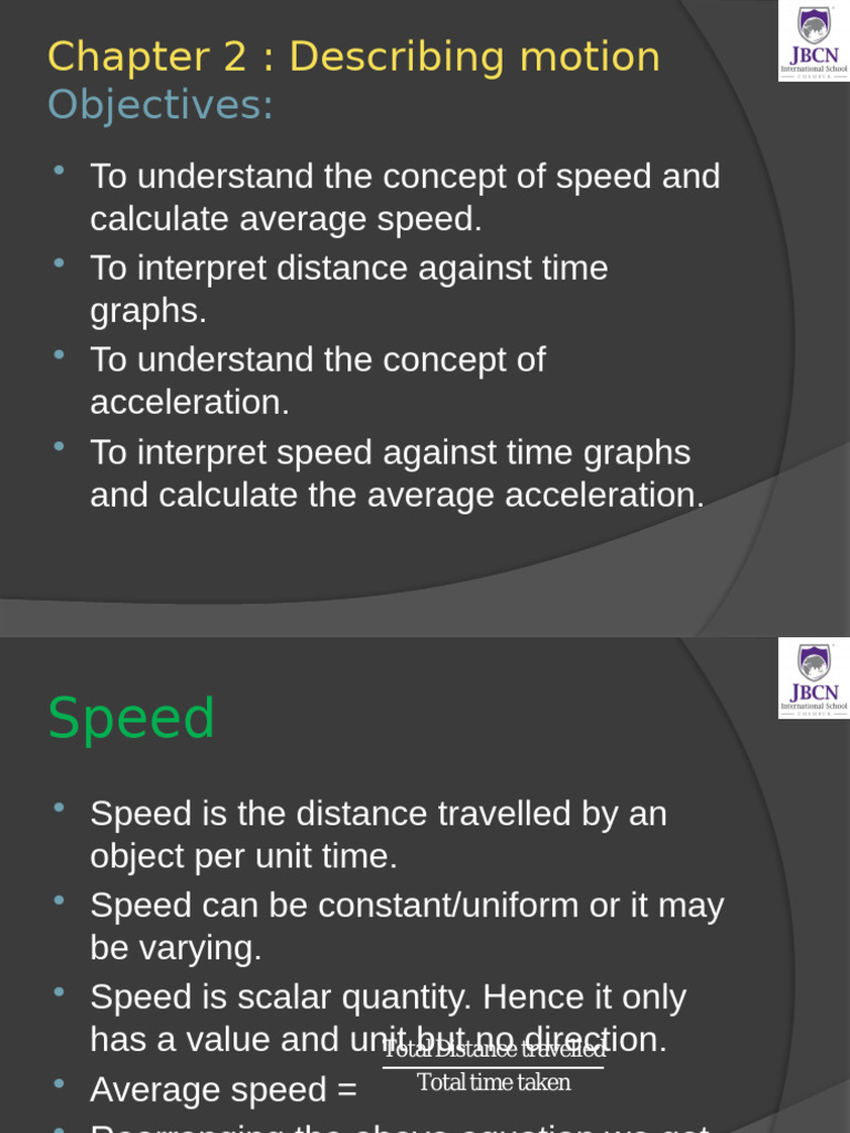 Understanding Speed and Acceleration | PDF | Speed | Velocity