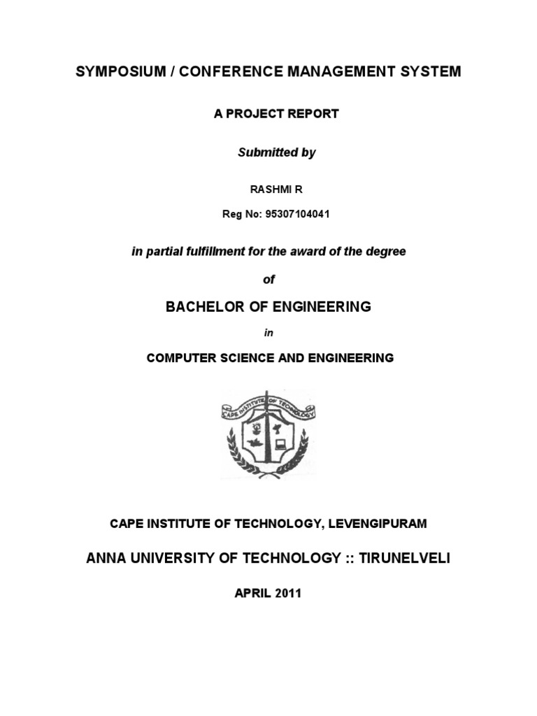 Symposium Management System | PDF | Php | Software Development Process