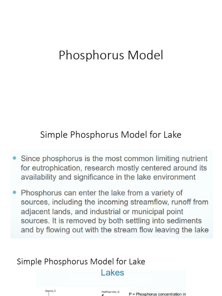 Phosphorus Model 1 | PDF
