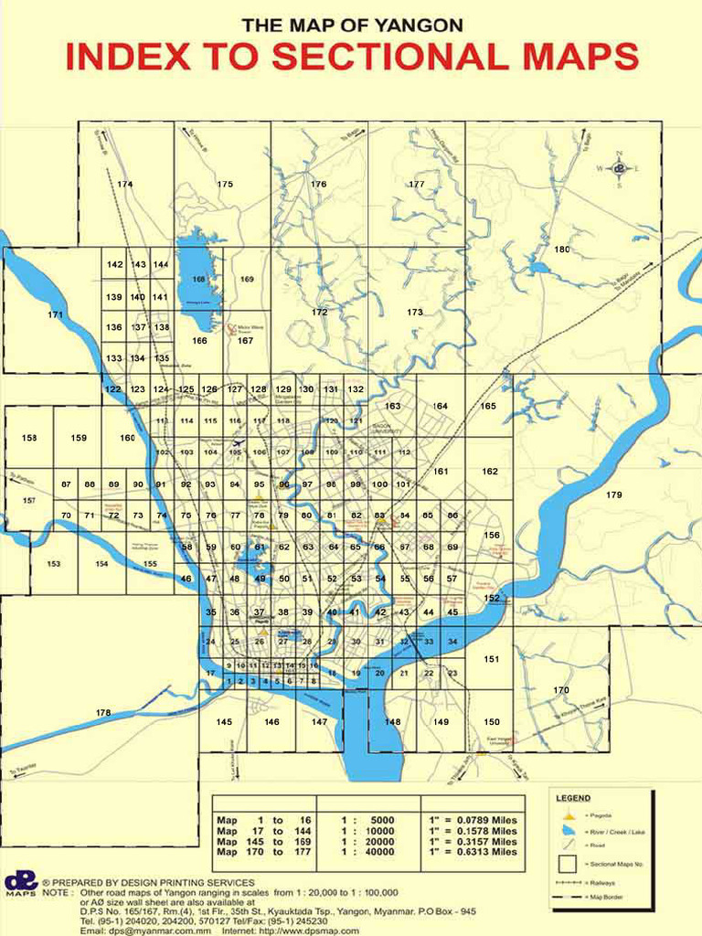 Yangon Map | PDF