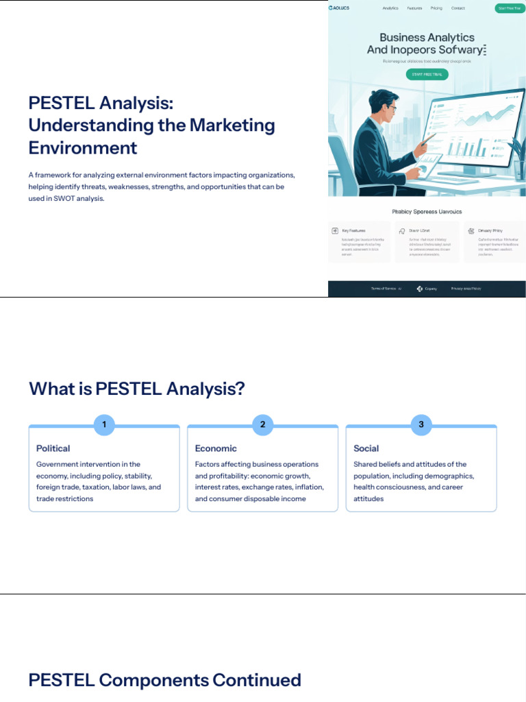 PESTEL Analysis for Marketing Strategy | PDF | Economics | Market ...