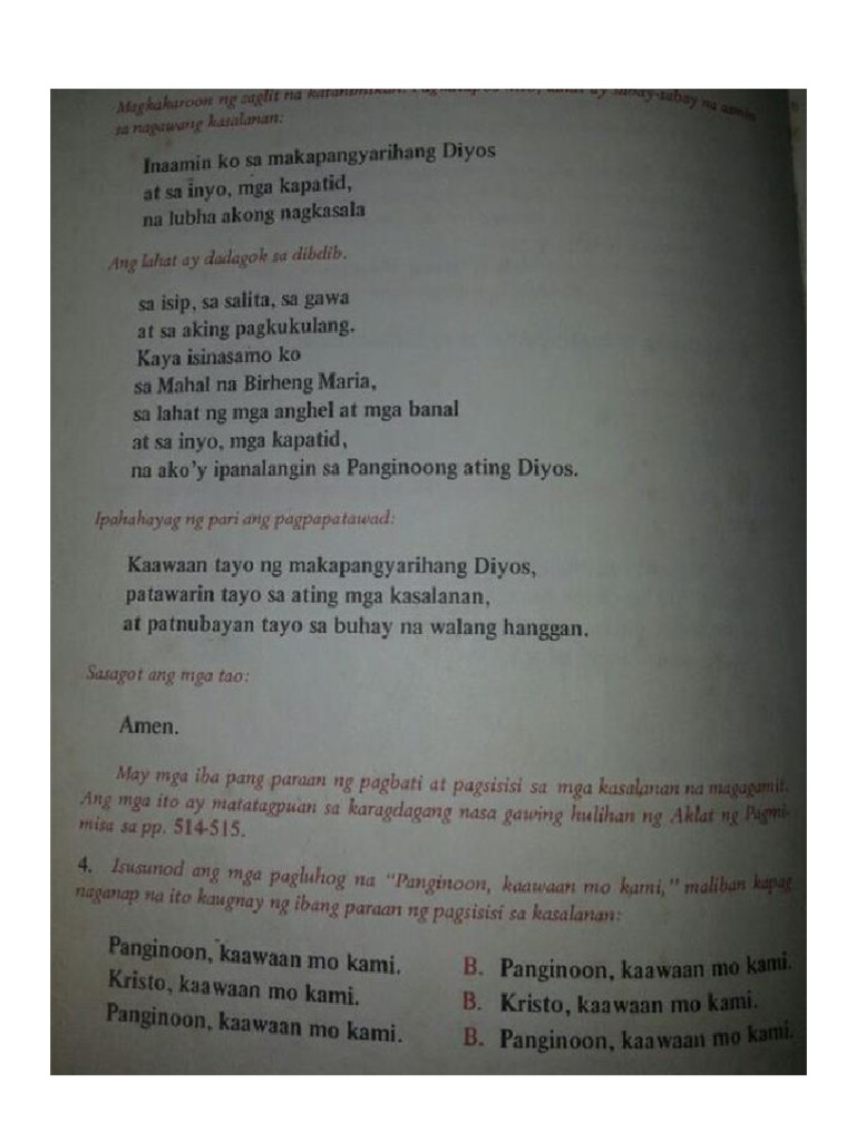 Toaz - Info Roman Missal Tagalog Text PR | PDF