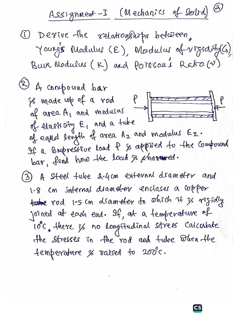 Mos Assignment 1 Questions Pdf