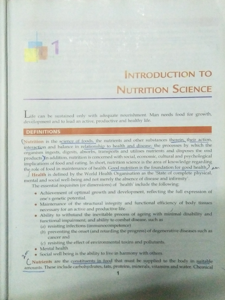 Nutrition, Health, Nutrients | PDF | Nutrition | Diet & Nutrition