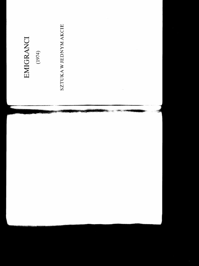 Mrożek Emigranci | PDF