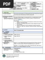 GENERAL CHEMISTRY Grade 12 Module | PDF | Phase (Matter) | Ionic Bonding