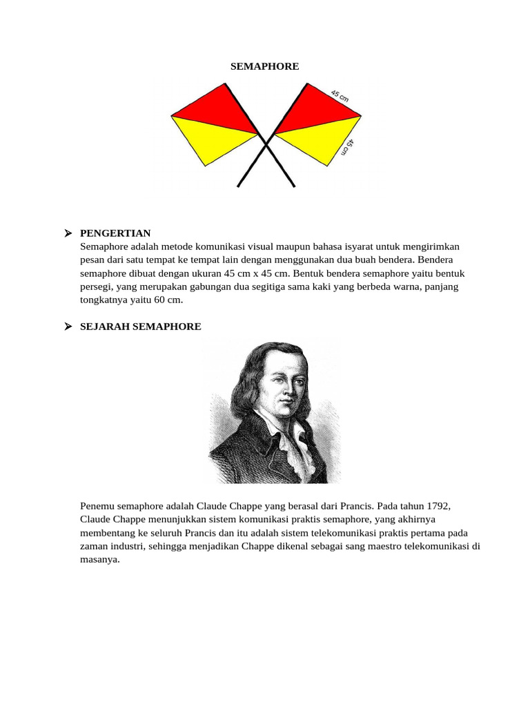 Sejarah dan Pengertian Semaphore | PDF