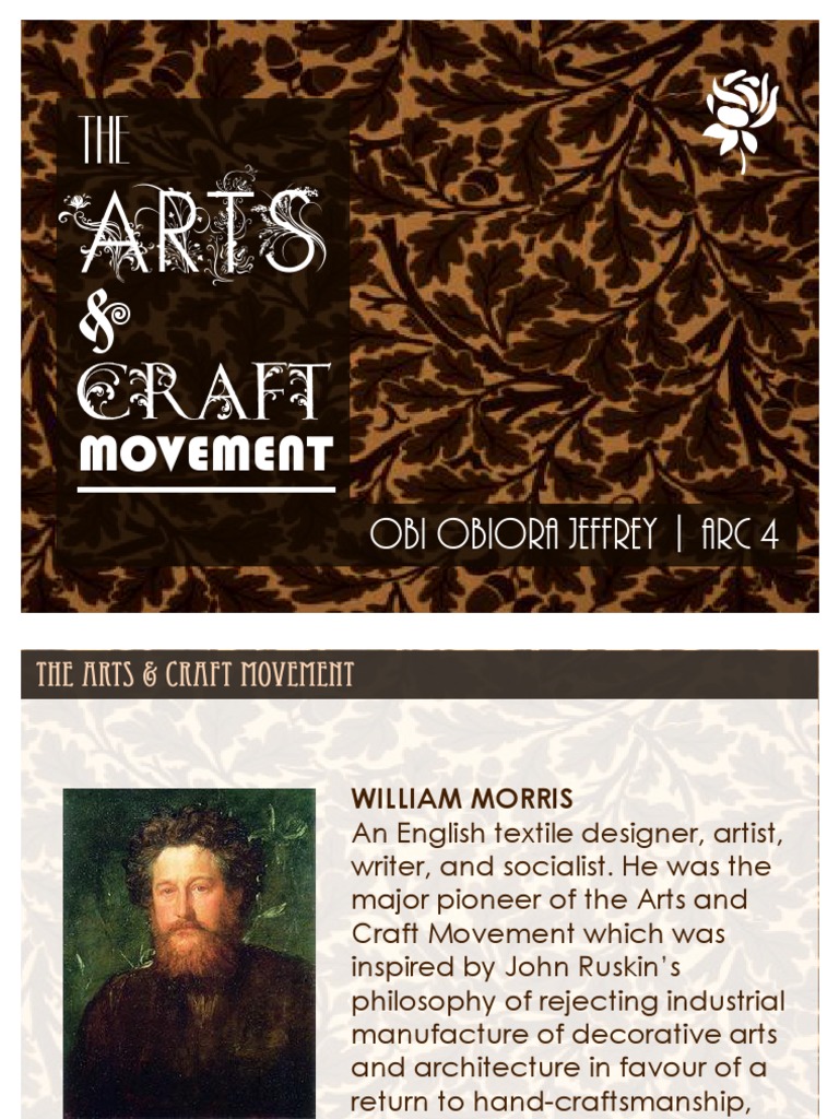 Arts and Crafts Movement Overview | PDF | Arts And Crafts Movement ...