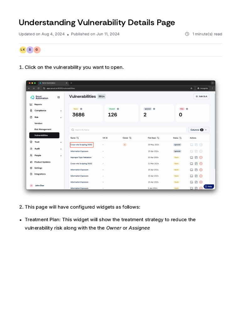Understanding Vulnerability Details Page | PDF