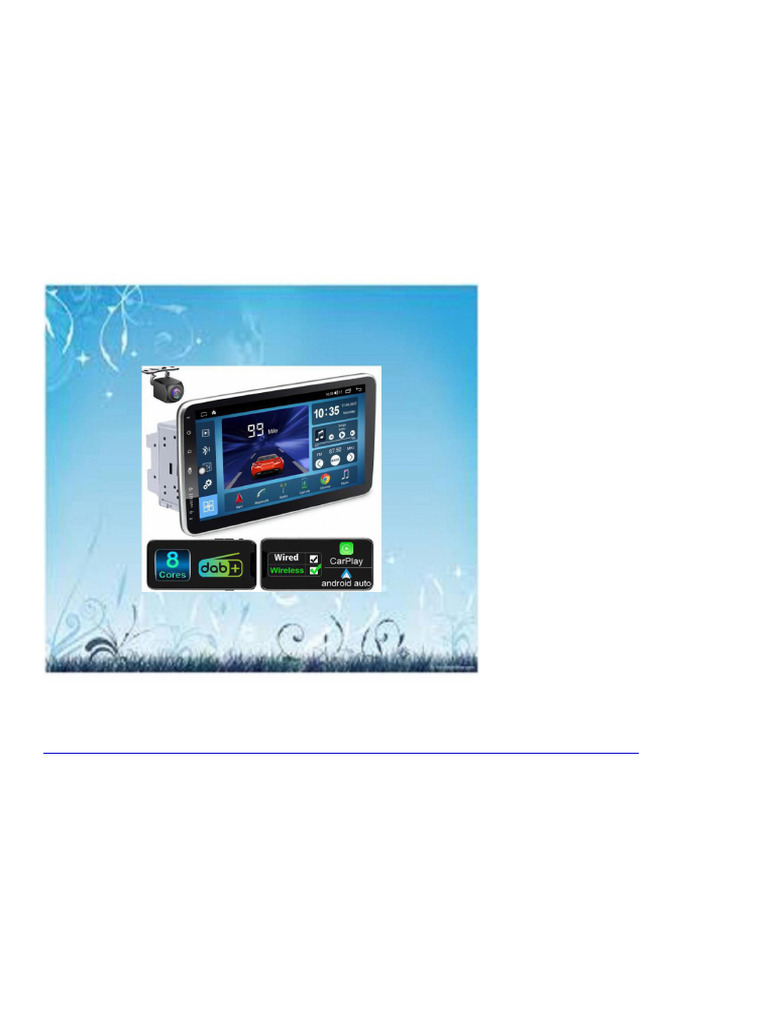 0481 Android Car Radio 2 DIN With Navigation 10 Inch Screen Built-In ...