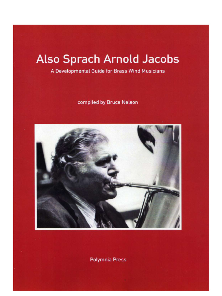 Guía de Enseñanza de Arnold Jacobs | PDF | Sonido | Mente