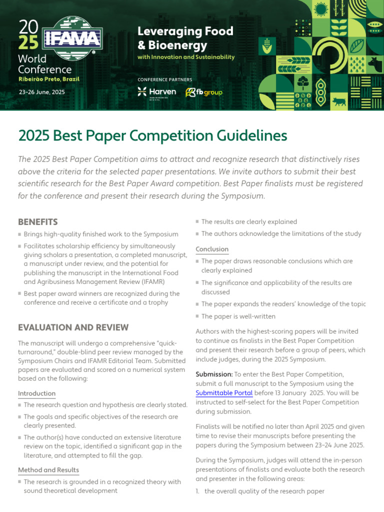 2025 Best Paper Guidelines | PDF | Peer Review | Human Communication